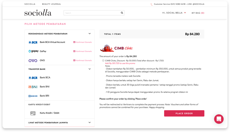 How To Pay - Sociolla