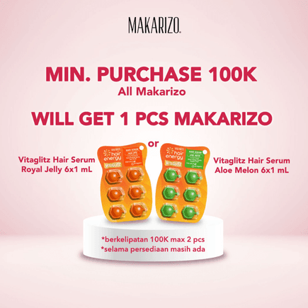Jual Makarizo Shampoo Hair Energy Fibertherapy Conditioning Shampoo ...