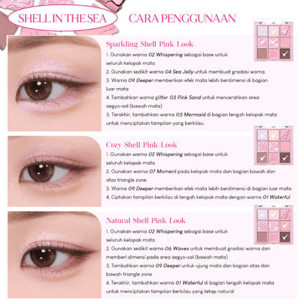 Jual Makeup My Fave Mood Eye Palette (Like Shell Collection) | Sociolla